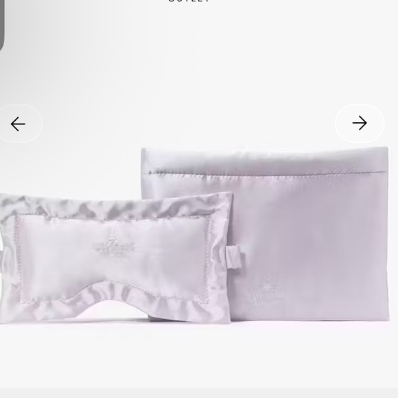 kate spade | Bags | Kate Spade Nwt Lavender Satin Sleep Mask And Pouch ...